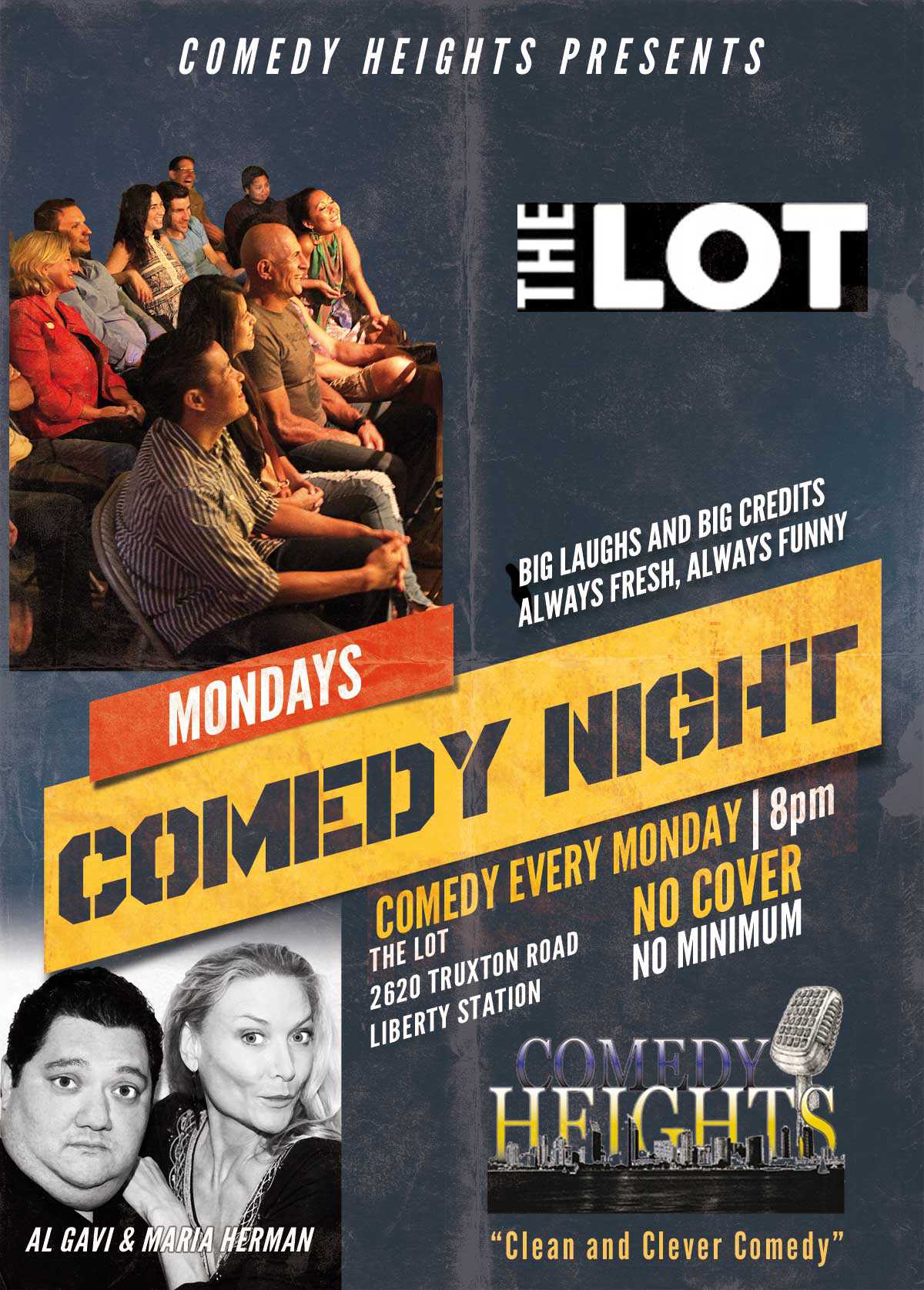 NEW SHOW! Monday Night Comedy at the Lot Starting January 29th ...