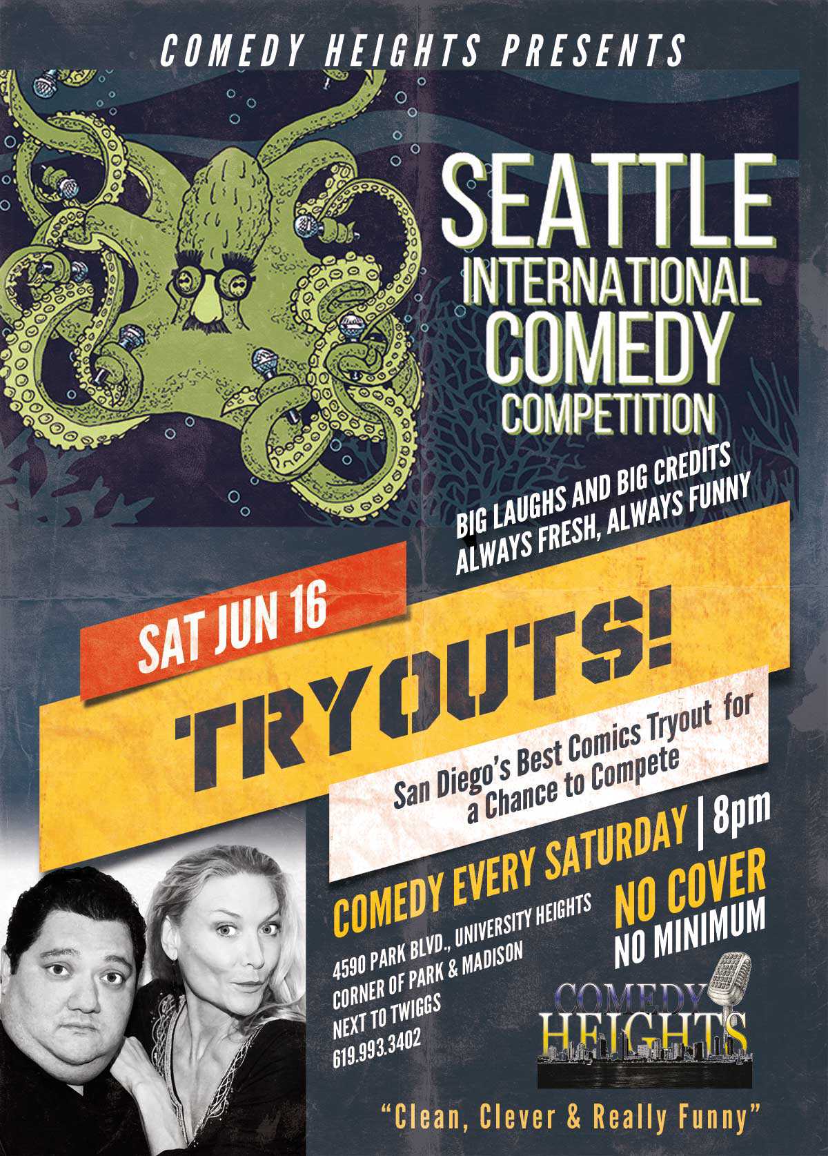 Saturday June 16th! The Seattle International Comedy Competitions ...
