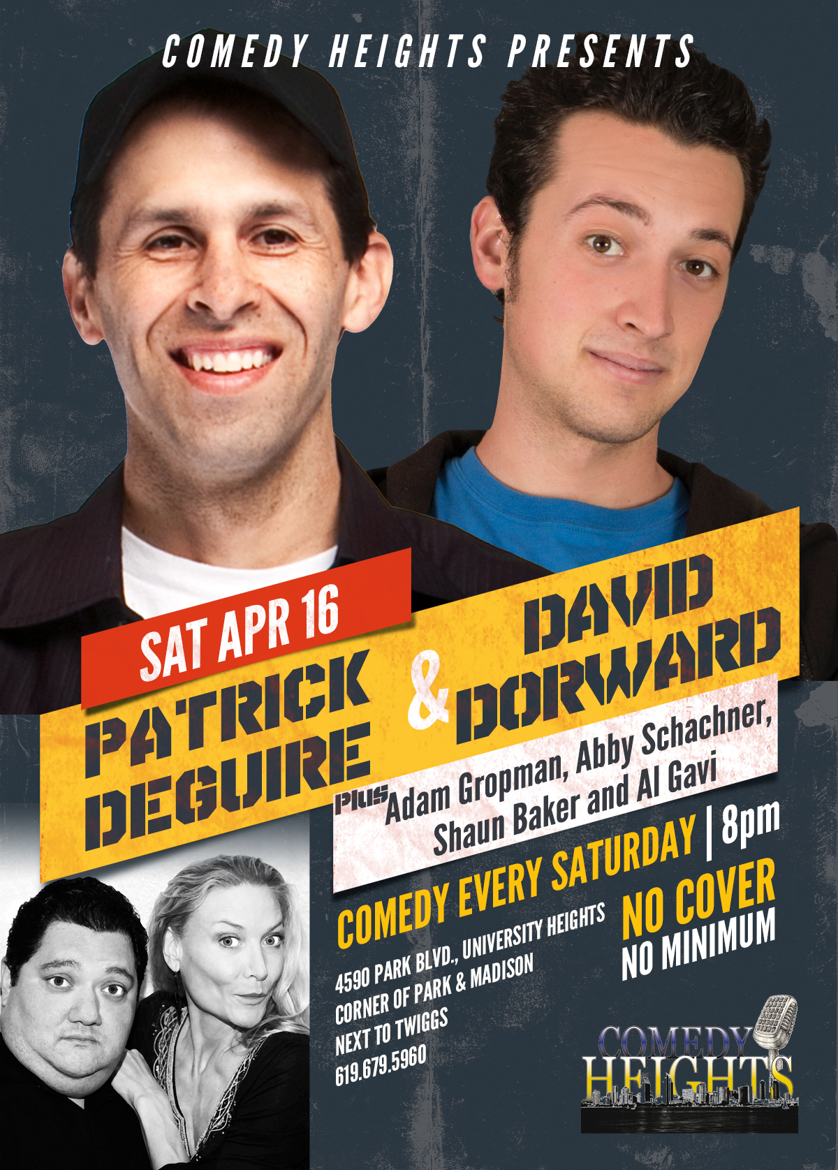 This weekend at Comedy Heights at Bay Bridge Brewing and Twiggs we ...