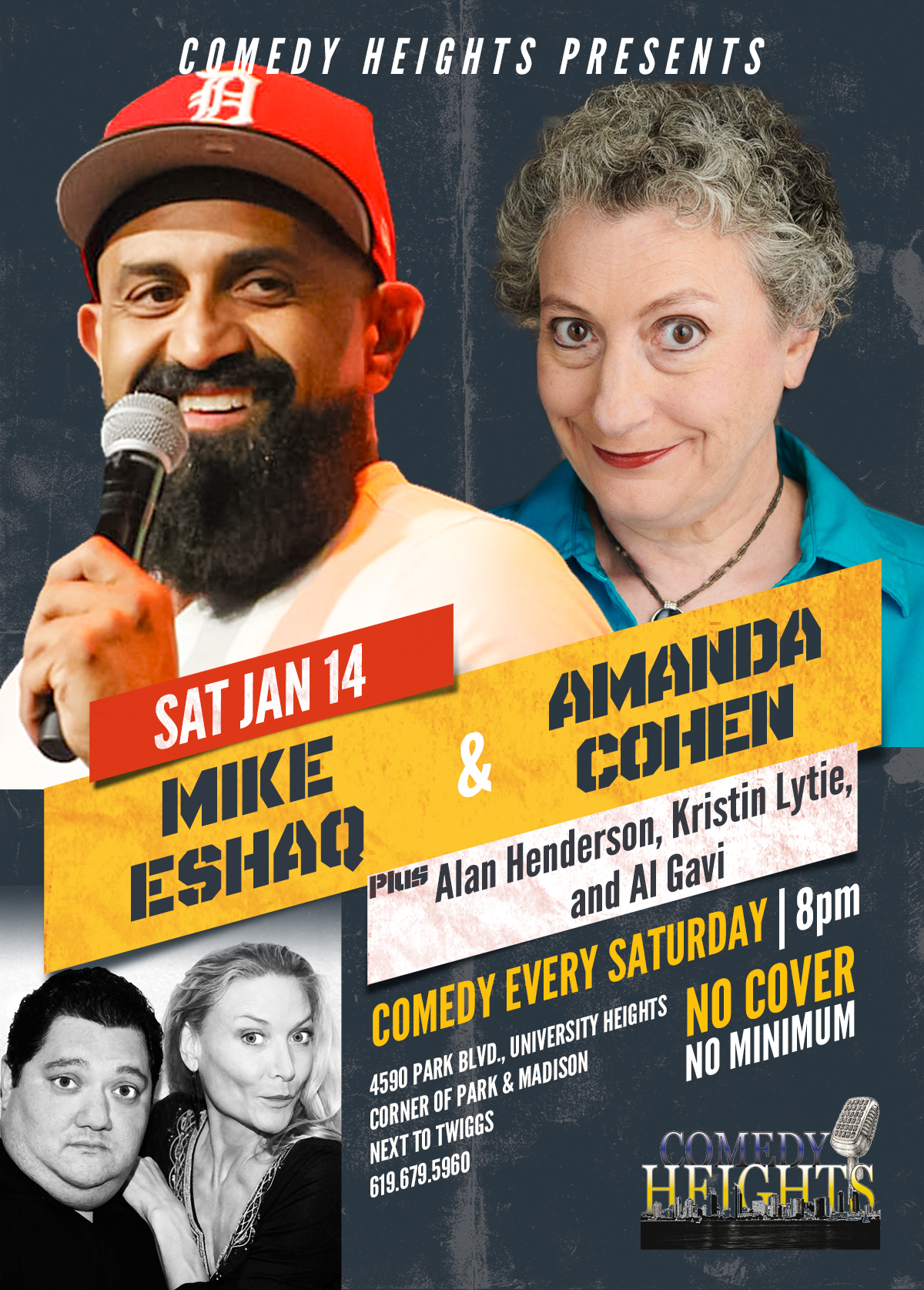 This Saturday night at Twiggs we bring you the hilarious Mike Eshaq ...