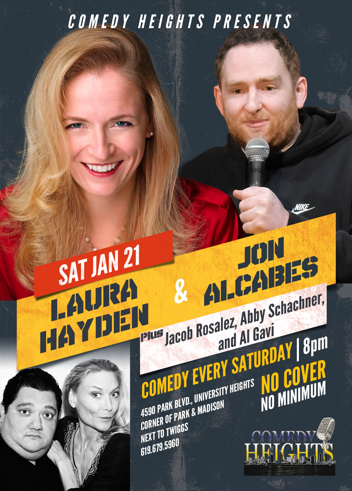 This Saturday night at Comedy Heights at Twiggs the hilarious Laura Hayden comes to town ...