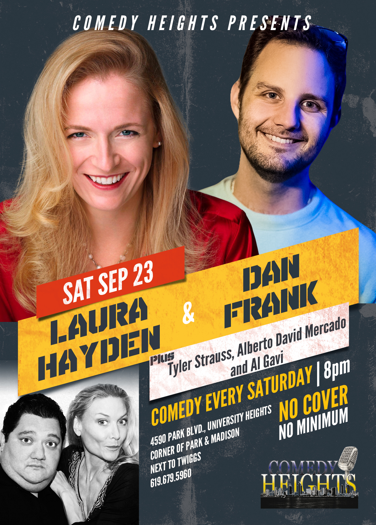This Saturday night at Comedy Heights at Twiggs we bring you the ...